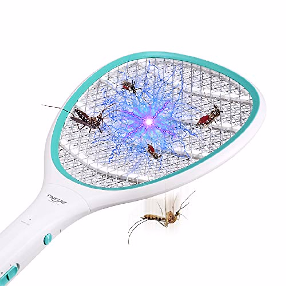 Faicuk 2 Pack Bug Zapper Racket Electric Fly Swatter