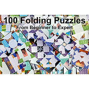 FOLDOLOGY - The Origami Puzzle Game! Hands-On Brain Teasers for Tweens, Teens & Adults. Stocking Stuffers. Fold The Paper to Complete The Picture. 100 Challenges, Ages 10+