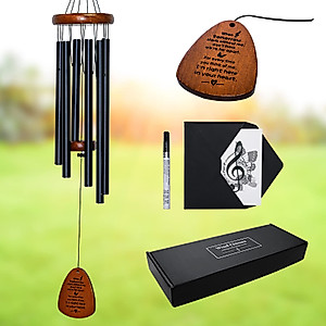 Large Aluminium Wind Chimes 32" for Outside, Wind Chimes Outdoor Tuned Soothing Melody, Memorial Wind Chimes Gifts for Mom/Grandma,Wind Chimes Outdoor Decoration, Patio, Garden, Yard