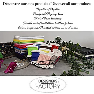 designers-factory Salmon Cotton Bias Binding Tape - Available in Several Colours and Two Sizes - Oeko Tex Certified Cotton Bias Binding for Sewing (by 10.93 Yards, Salmon)