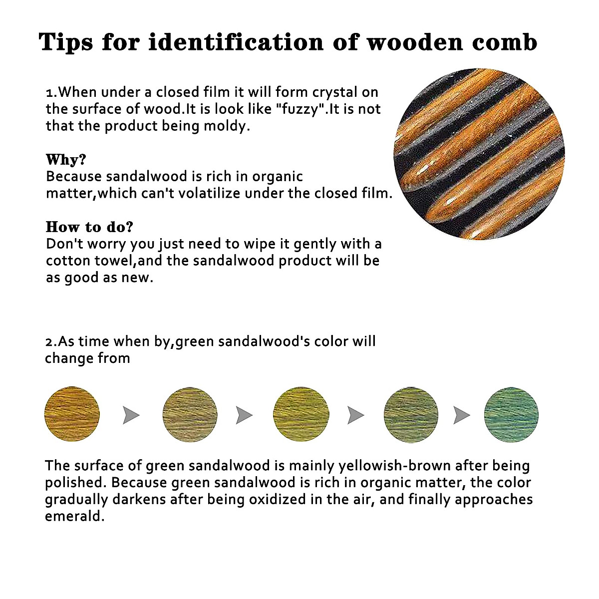 Wooden Wide Tooth Comb - Natural Scalp Massager for Hair and Meridian Relaxation. Brown