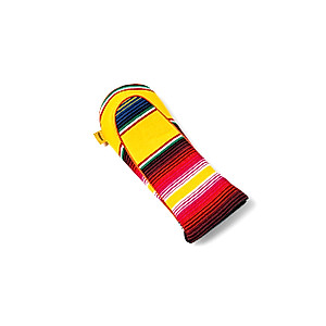 Puebla Serape Driver Cover - Yellow