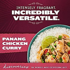 RiceSelect Discoveries Kamalis Intensely Fragrant Jasmine Rice, Gluten-Free, Non-GMO, Vegan, 14.5 Ounce Jar