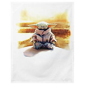 Bioworld The Mandalorian Grogu On Tatooine White Dish Towel