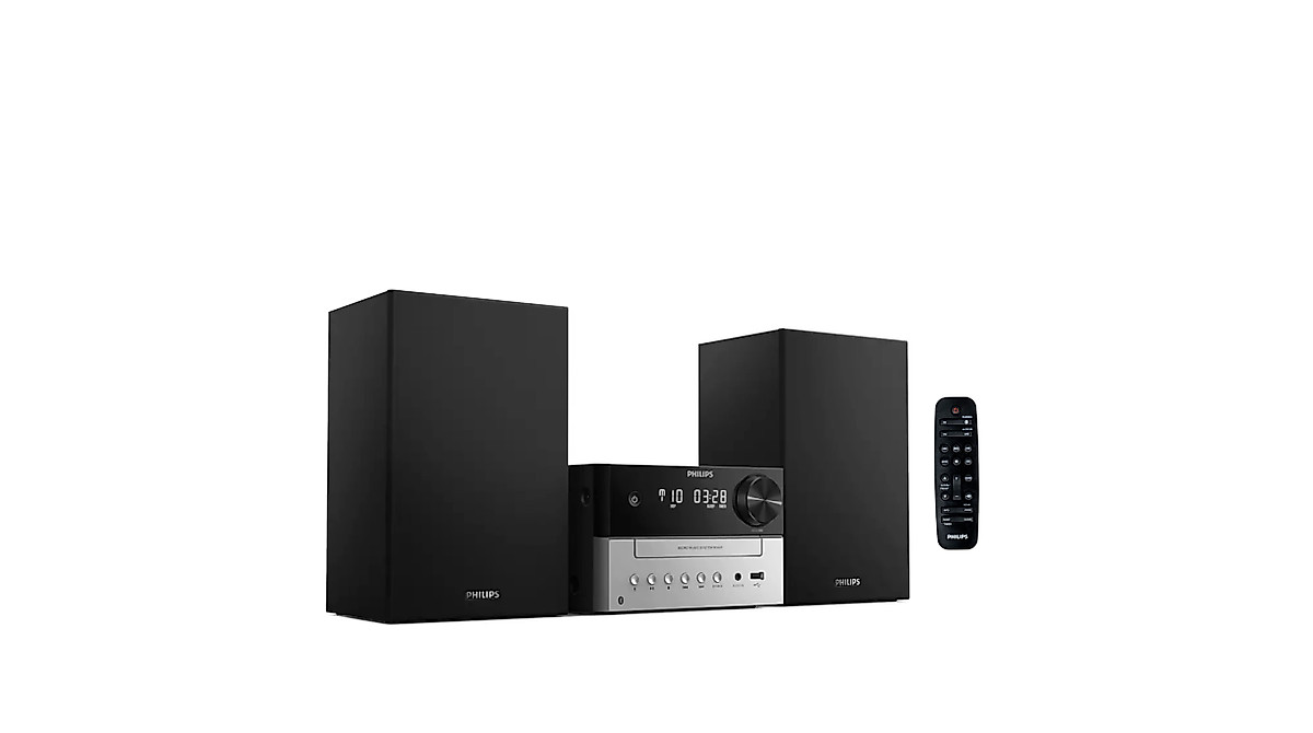 Philips Bluetooth Stereo System with CD, FM Radio & USB | Home Audio