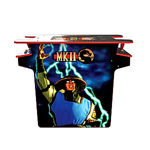 Arcade1Up Mortal Kombat Head-to-Head Arcade Machine, 2 Player Cocktail Style Cabinet for Home - 9 Classic Games