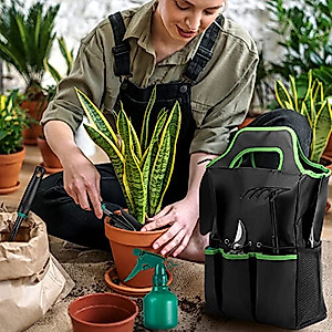 9 PCS Garden Tool Set Kids Gardening Tool Kit for Digging, Planting and Pruning, Gardening Hand Tools with Storage Bag, Ideal Garden Gifts for Men, Women and Any Gardener