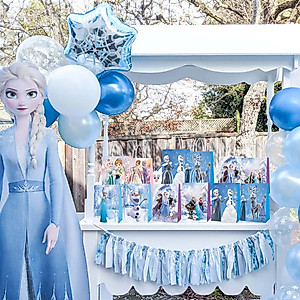 Generic Frozen Birthday Party Supplies, 16pcs Frozen Favor Bags Elsa Candy Bags for Frozen Birthday Party Favor, Elsa Birthday Party Favor Decorations