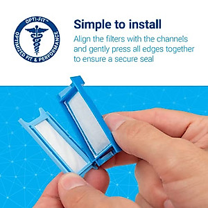 NUWAVE CPAP Filters (27 ct) for Respironics DreamStation 1 CPAP Machine. Includes 18 Ultrafines and 9 Reusable Filters (27 Total). CPAP Filters for Philips Respironics Dream Station 1 CPAP Machine