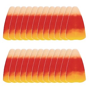 Honbay 24PCS Halloween Corn Candy Floor Clings Cute Candy Corn Fall Autumn Decorative Wall Decals Waterproof PVC Wall Sticker for Halloween Party Home Office Wall Floor Window Door Porch Decoration
