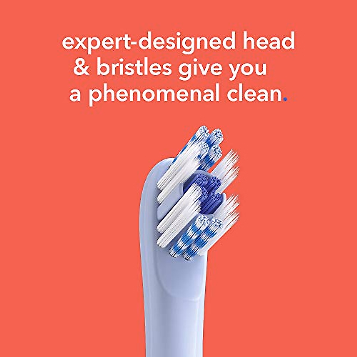 Colgate Hum Connected Smart Battery Toothbrush Refill Head, Blue, 2 Pack