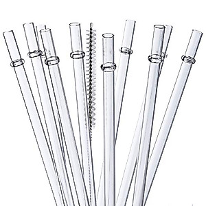 ALINK 10 Tritan Reusable Straws + 6 Tritan Smoothie Straws