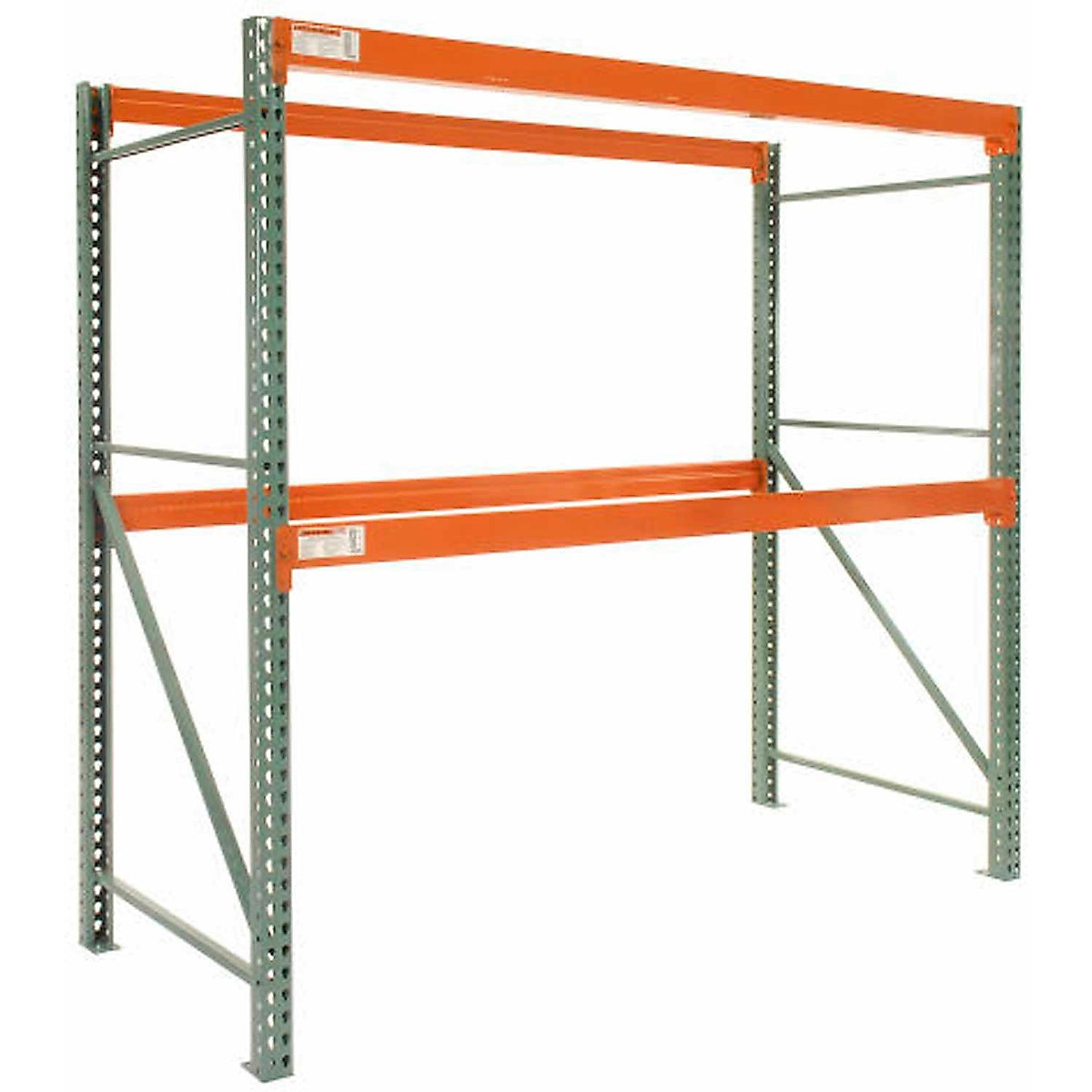 Global Industrial Teardrop Pallet Rack Starter, 108"W x 42"D x 120"H