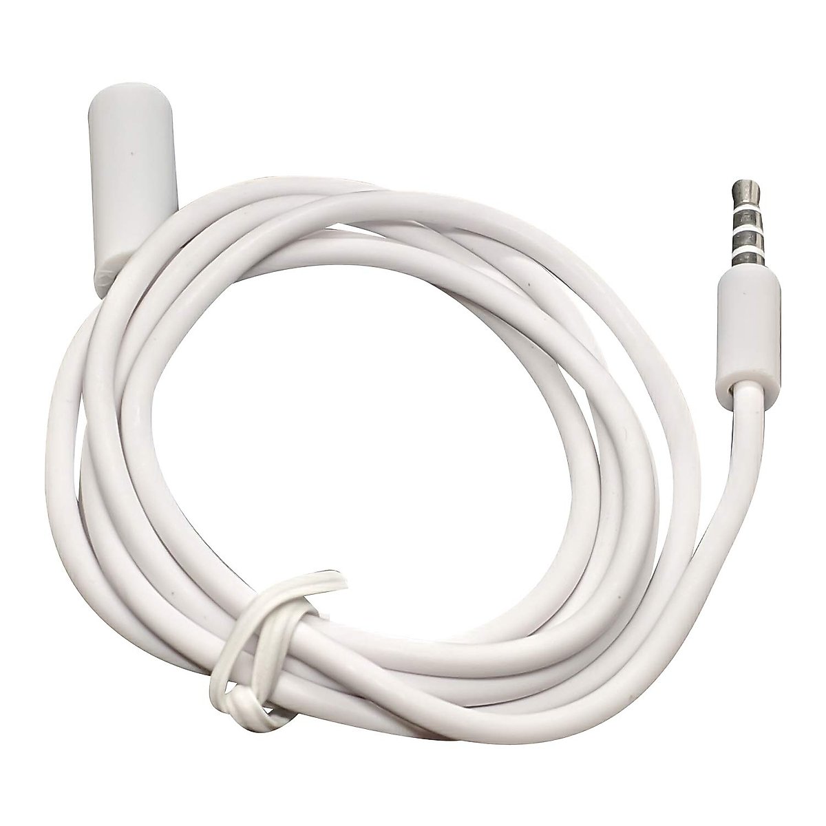 White 3.5mm Jack Extension Adapter for Credit & Debit Card Reader for iPhone & Android (Fully Compatible with Square, Paypal)