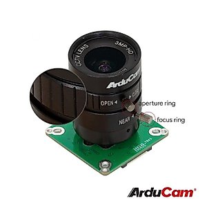 Arducam 12.3MP IMX477 HQ Camera Module with 6mm CS Lens and Tipod Mount Compatible with Jetson Nano，Xavier NX and NVIDIA Orin NX/AGX Orin, and Raspberry Pi CM3/3+ and CM4