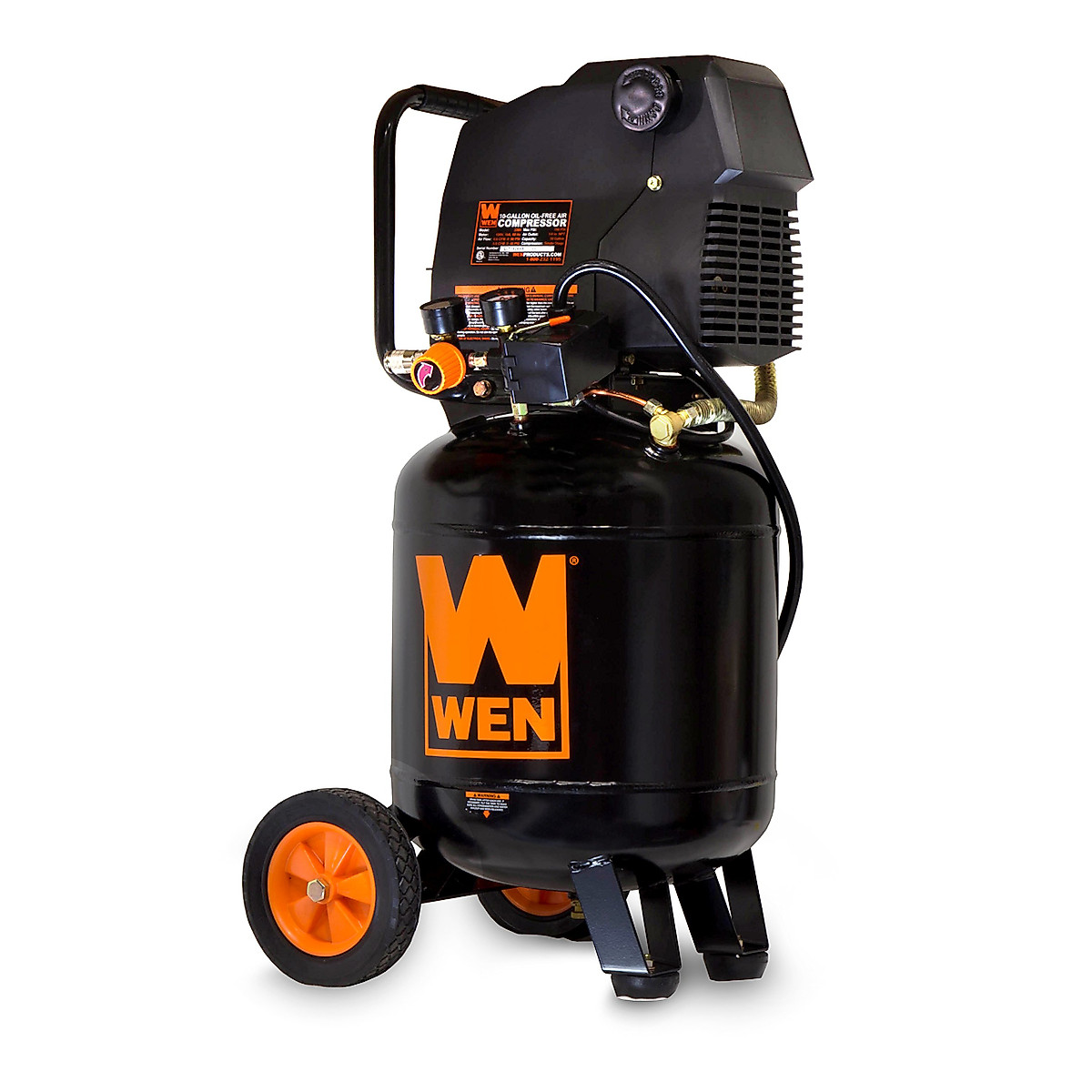 WEN 2289T 10 Gal. Oil-Free Vertical Electric Air Compressor