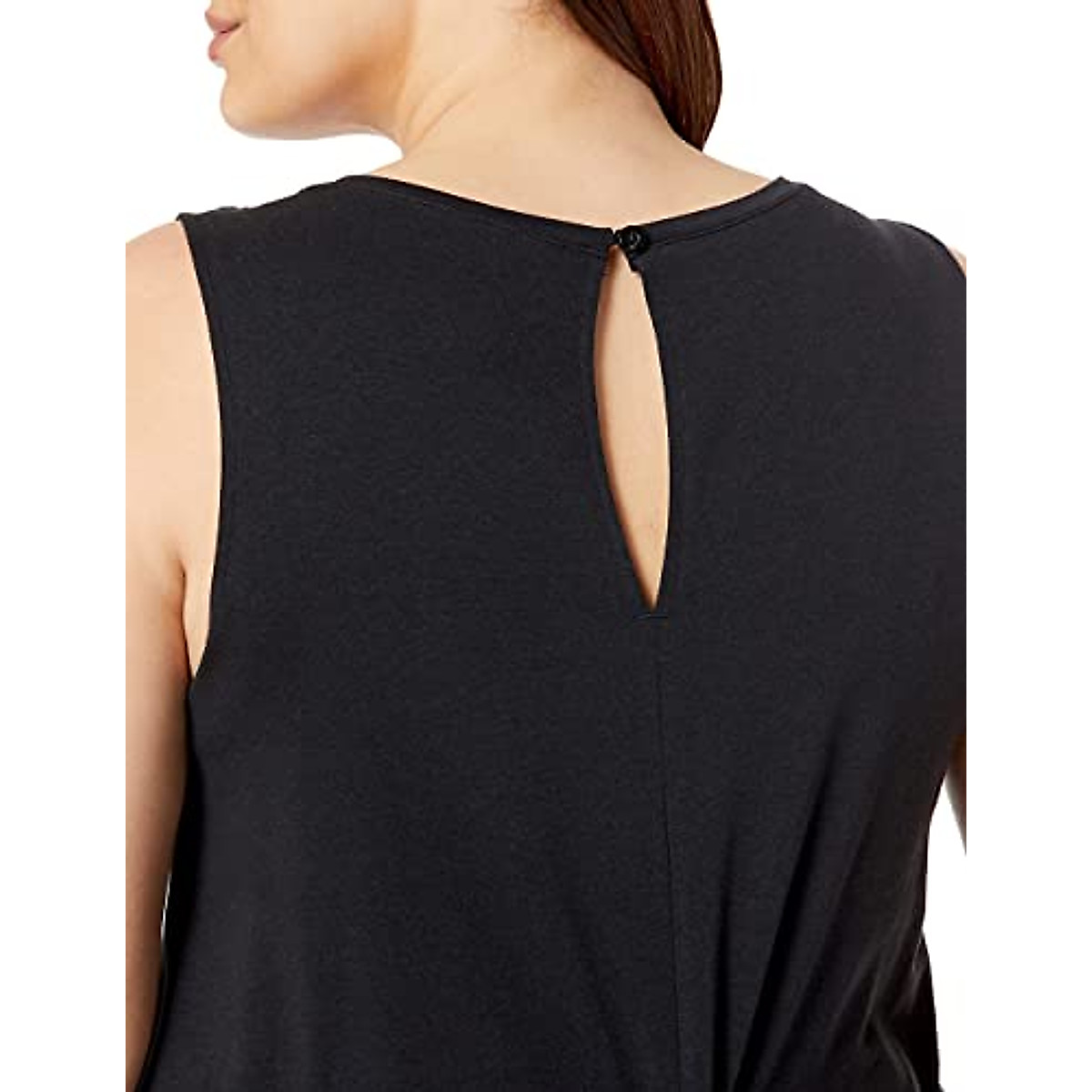 Amazon Essentials Women's Studio Terry Fleece Jumpsuit (Available in Plus Size), Black, Medium