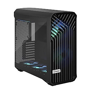 Fractal Design Torrent RGB Black E-ATX Tempered Glass Window High-Airflow Mid Tower Computer Case
