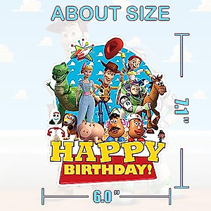 1 Toy Story Cake Topper for Children Boy Birthday Party Cake Decorations