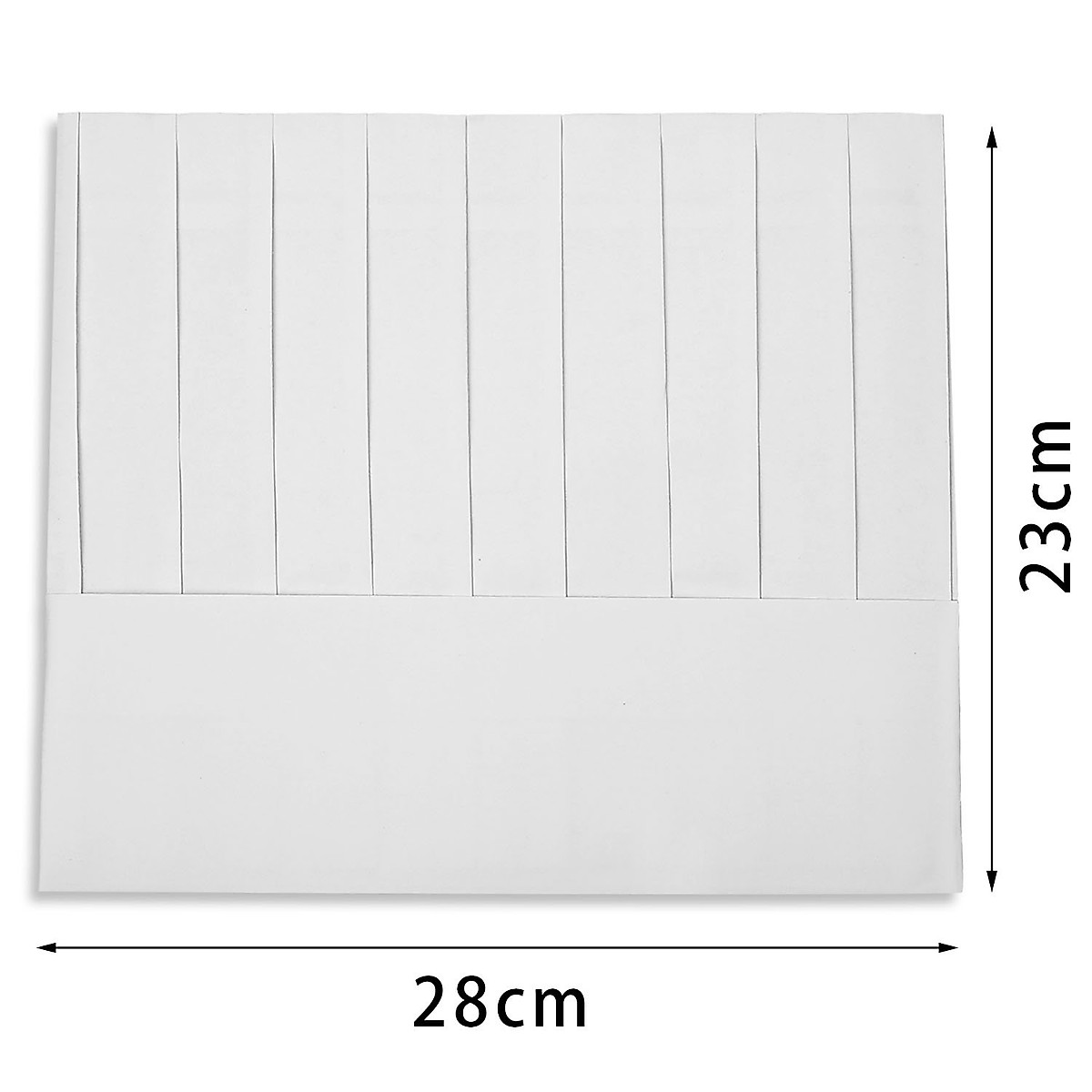 WILLBOND 12 Pcs Chef Hat Set 9 Inch Disposable Paper Chef Tall Hats Adjustable White Chef Hat for Men Women, Kitchen Cooking Chef Hat for Food Restaurants, Home Kitchen, Birthday Party