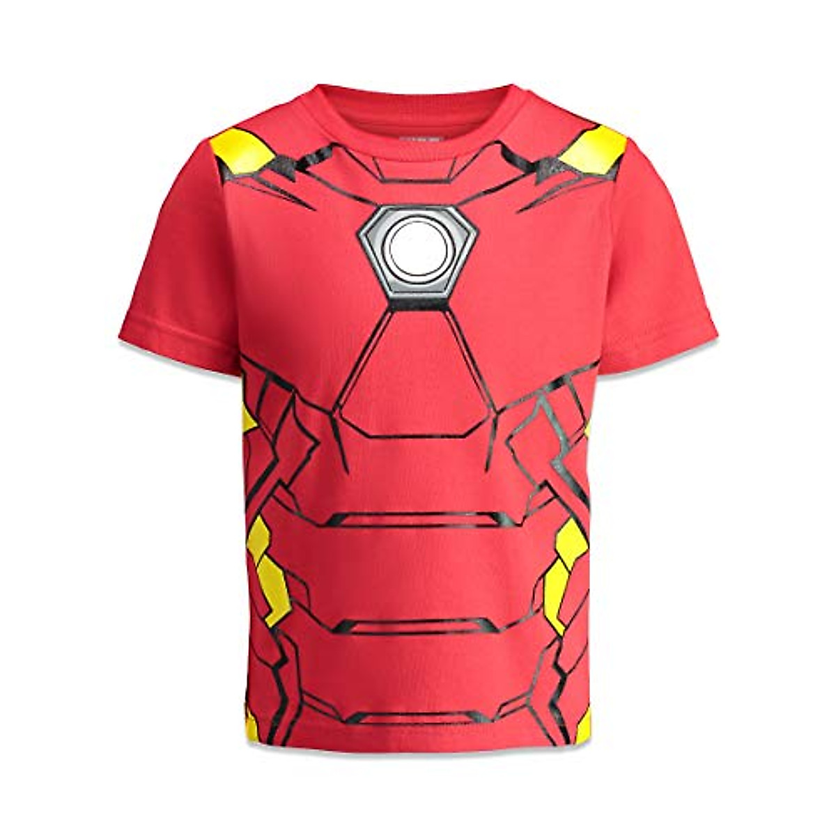 Marvel Captain America Black Panther Iron Man Hulk Toddler Boys Short Sleeve T-Shirt 4T