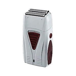 Electric Shaver Titanium Double pro Foil Metal Tool Head 4D Smooth Precision Shaver For Mens Womens Cordless Stubble Close Shave Trimmer Bald Head Barber Travel Size Razor For Head Face Beard Washable
