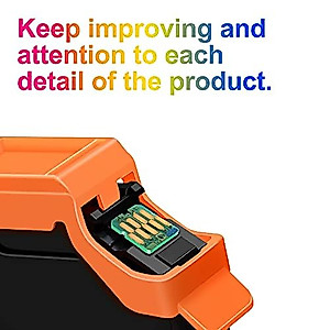 Uniwork Remanufactured 302XL Ink Cartridge Replacement for Epson 302XL 302 XL T302XL T302 to use with Expression Premium XP-6000 XP6000 XP-6100 Printer (PBK/BK/ C/M/Y, 5 Pack)