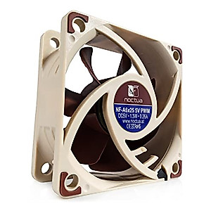Noctua NF-A6x25 5V PWM, Premium Quiet Fan, 4-Pin, 5V Version (60mm, Brown)