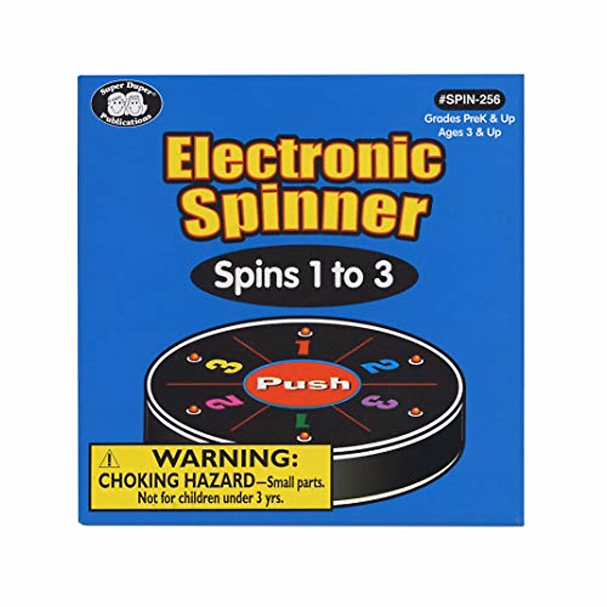 Super Duper Publications | Electronic Spinner Game Counter with Sound and Light (1-3) | Educational Learning Resource for Children