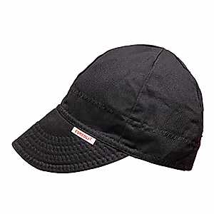 Comeaux Caps Reversible Welding Cap Solid Black 7 1/4