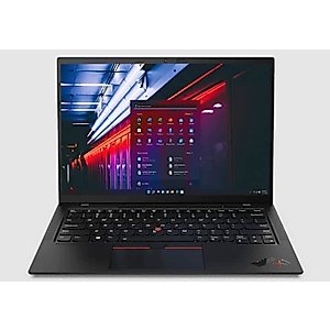 Lenovo Latest ThinkPad X1 Carbon Gen 9 14" UHD+ 4K (3840 x 2400) IPS, 500 nits, i7-1185G7 (Beat i7-1165G7), 16GB DDR4, 2TB SSD, Thunderbolt 4, Win 11 Pro, Black Carbon Fiber from Authorized Reseller