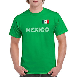 UGP Campus Apparel Mexico Soccer Jersey - Mexican International Futbol Team T Shirt - 2X-Large - Green