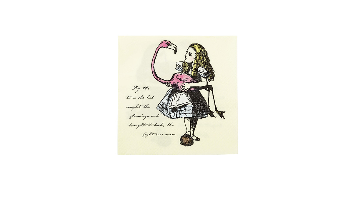 Truly Alice 13" Napkins for Your Mad Hatter Party