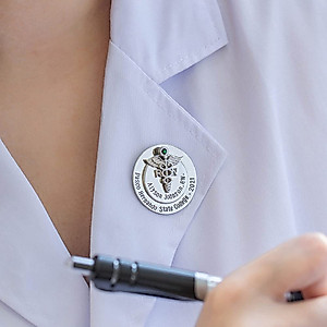 Nurse Pin for Pinning Ceremony Custom School Name | RN LVN LPN BSN NP Nursing Pin | Personalized Nursing School Graduation Gift Nurse Gift | Nursing Pin for Nurse