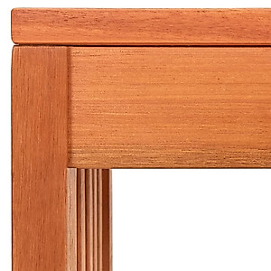 Tidyard Patio Bench, Eucalyptus Wood Park Bench, Wooden Outdoor Bench Chair for Garden Entryway Yard Porch Backyard 51.2 x 16.1 x 15.4 in