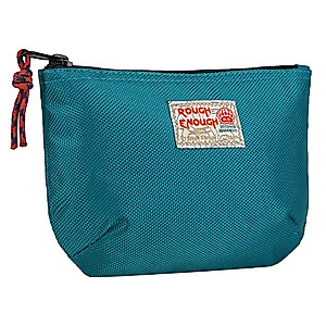 Rough Enough Travel Cord Organizer Bag for Electronics Tech Organizer Travel Case Small travel Makeup Bag for Purse Insert with Zipper Blue