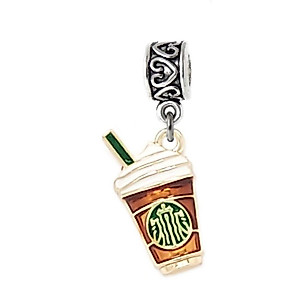 LaBenie Dangle Coffee Cup/Drink Charm Bead