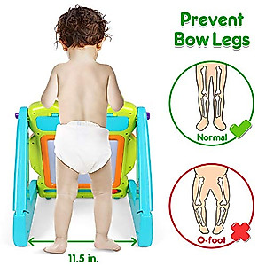 3-in-1 Baby Walker for Boy Girls Sit to Stand Toy Activity Center Drawing Board Infant Toys for 1 Year Old Birthday Gifts 9 12 18 Months 2 3 Year Old Kid Toddler Push Toy Musical Sound Light Effect