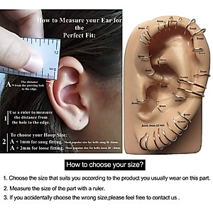 OUFER Gold Hinged Segment Earring Hoop 16G Stainless Steel with Cartilage Earrings Clear CZ Paved Tragus Helix Earrings Cartilage Earring Septum Nose Ring Hoop