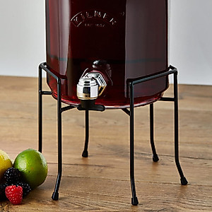 Kilner 25.004 Stackable Jar Set with Taps and Stand, Clear/Transparent, 5.2 Litre