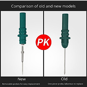 5pcs Flexible Silicon Back Probe Pin HT307A Automotive Diagnostic Probes Pin Insulation Piercing Needle Probes for Small Gauge Wires