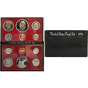 1970 S -1979 US Mint Set Clad Proof Set Run 57 coins