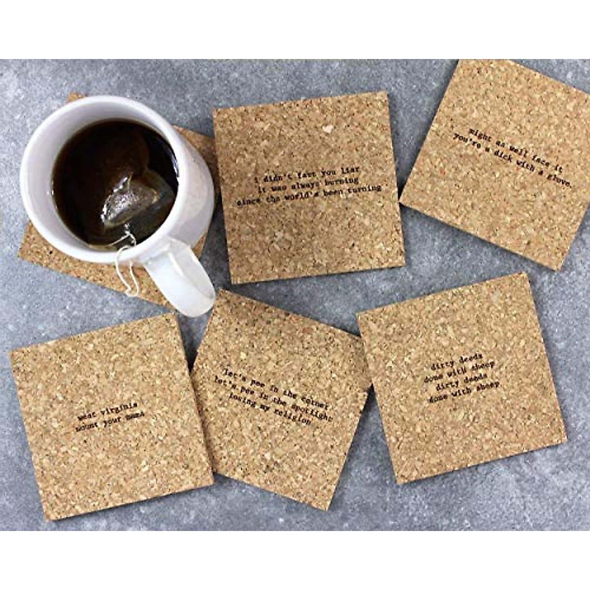 Inappropriate Mistaken Lyrics Coasters