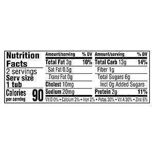 Gerber Mealtime for Baby 2nd Foods Power Blend Baby Food Tubs, Sweet Potato Turkey with Whole Grains, Pureed Baby Food, 2-4 Ounce Tubs/Pack (Pack of 2)