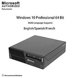 lenovo ThinkCentre M92p High Performance Small Factor Form Business Desktop Computer, Intel Core i5-3470 3.2GHz, 8GB DDR3 RAM, 500GB HDD, DVD, Windows 10 Professional (Renewed)