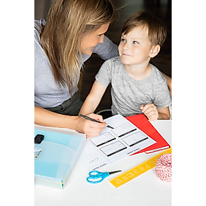 Pearhead School Years Organizer, Children’s School Highlights And Accomplishments Organizer For Parents, File Keeper For Kids, White (Pack of 5)