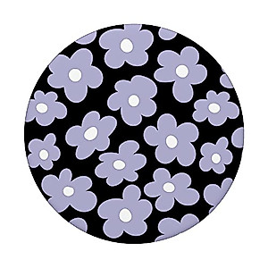 Aesthetic Lilac Flowers Retro Daisy PopSockets Swappable PopGrip