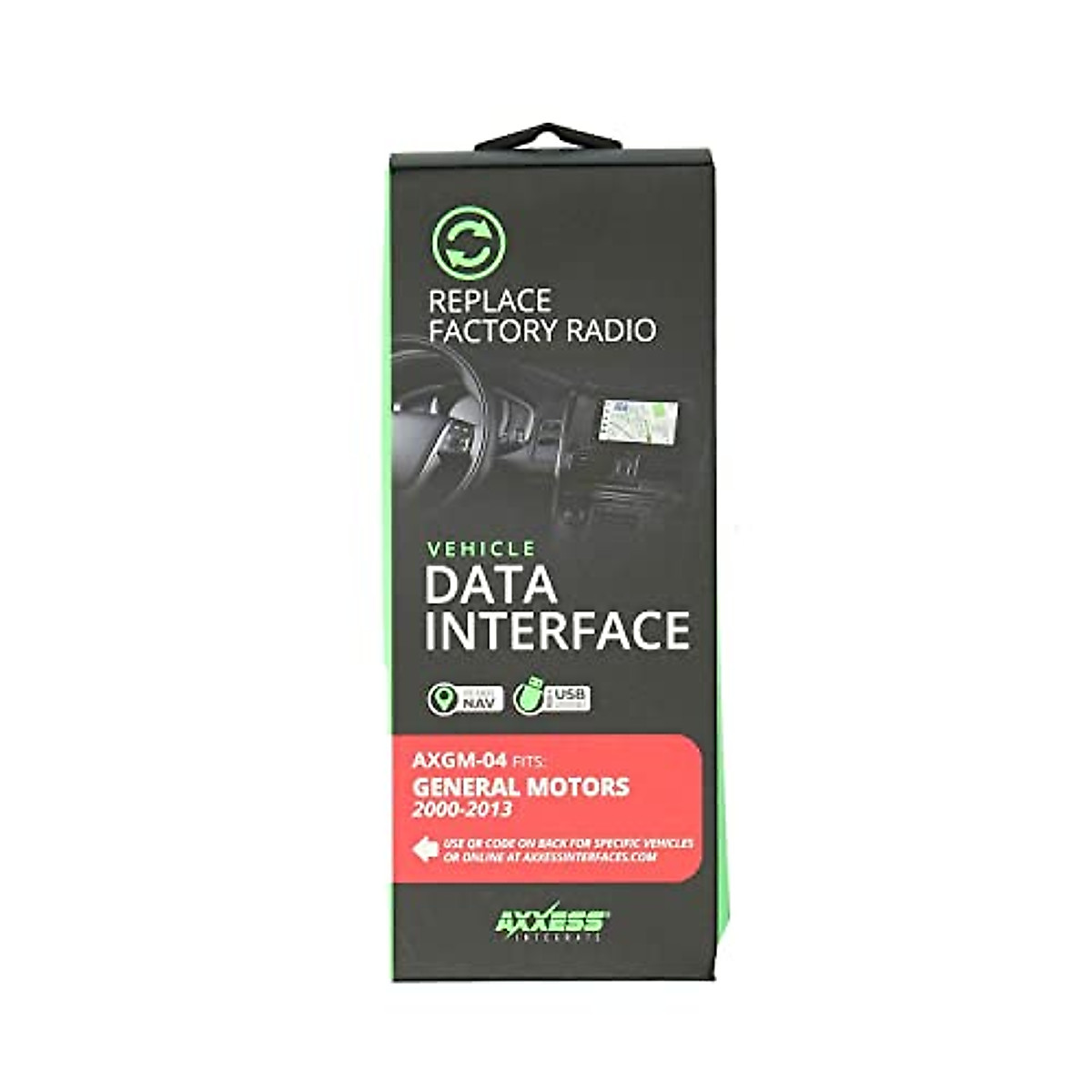 Axxess AXGM-04 AXGM-04 Data Interface for Select GM 2000 Through 2013 Vehicles
