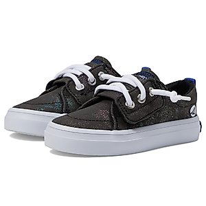 Sperry Kids Footwear Crest Vibe Jr Sneaker, Black, 11 US Unisex Little Kid