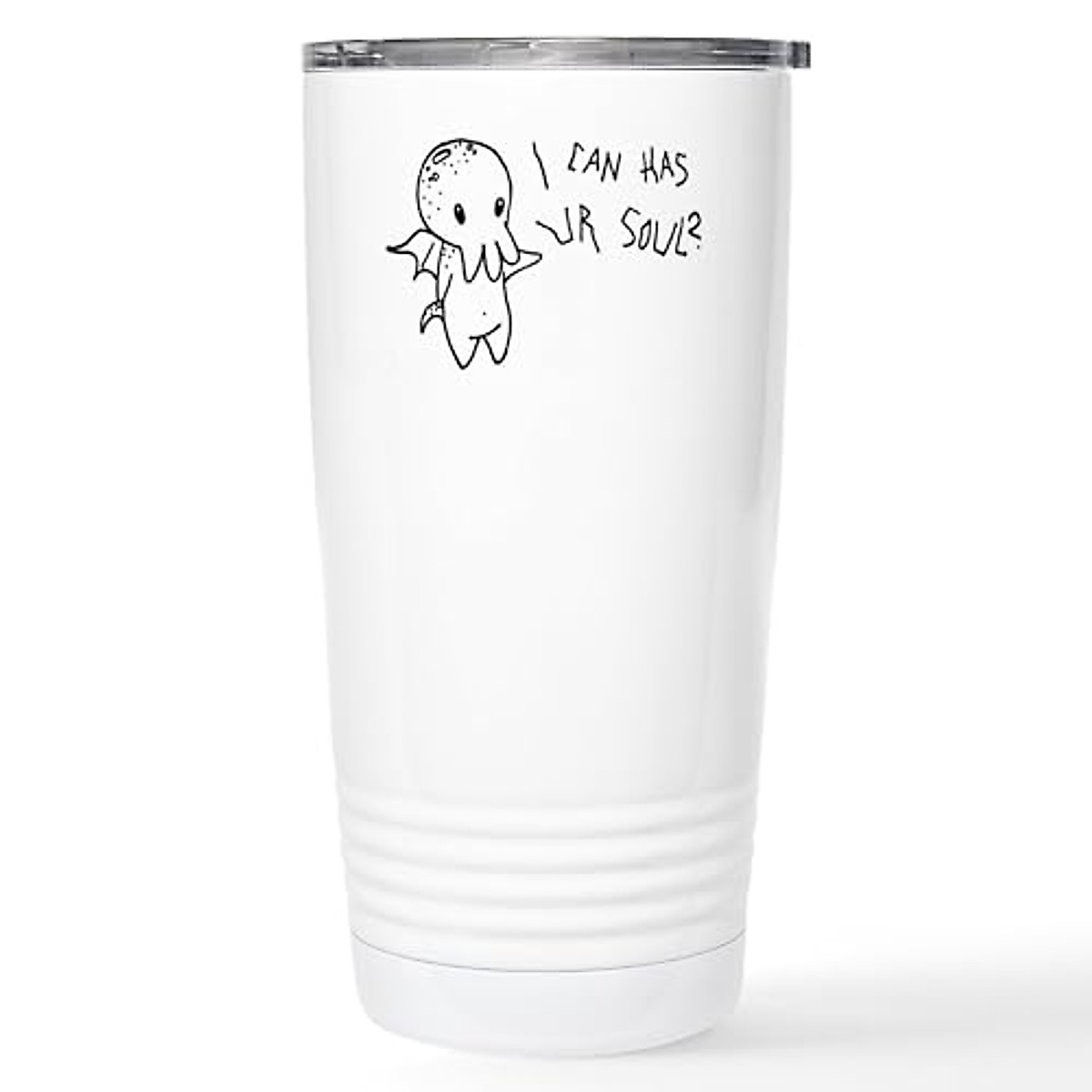 CafePress Cthulhu Can Has Ur Soul Stainless Steel Travel Mu 20 oz. Insulated Stainless Steel Coffee Tumbler